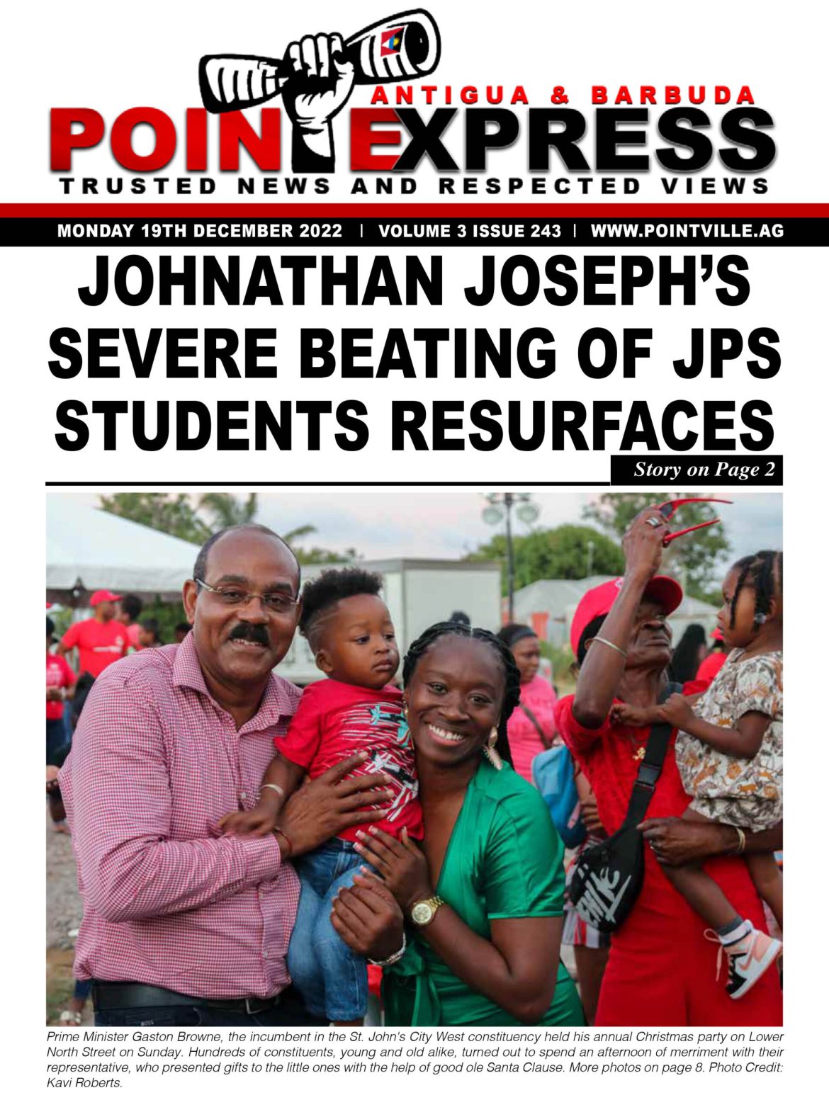 Xpress Newspaper 19th December 2022 – Issue 243 - Pointe Xpress ...