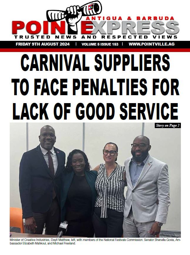 Xpress Newspaper 9th August 2024 – Issue 153 - Pointe Xpress | Pointe FM 99.1 | Platnium FM 97.9 ...